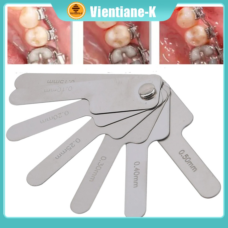 Jual 7PCS Ipr Gauge/Alat Ukur Slicing Gigi Set/Dental Ortho Gauge ...