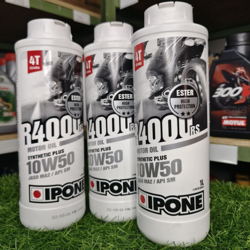 Jual OLI IPONE R4000 RS 10W50 1 LITER ( 100% ORIGINAL ) NINJA, CBR, CB ...