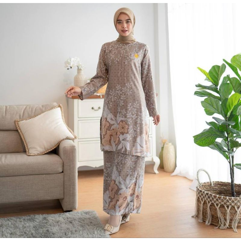 Jual Oneset Aleena Stelan Baju Kurung Melayu Malay Setelan Atasan ...