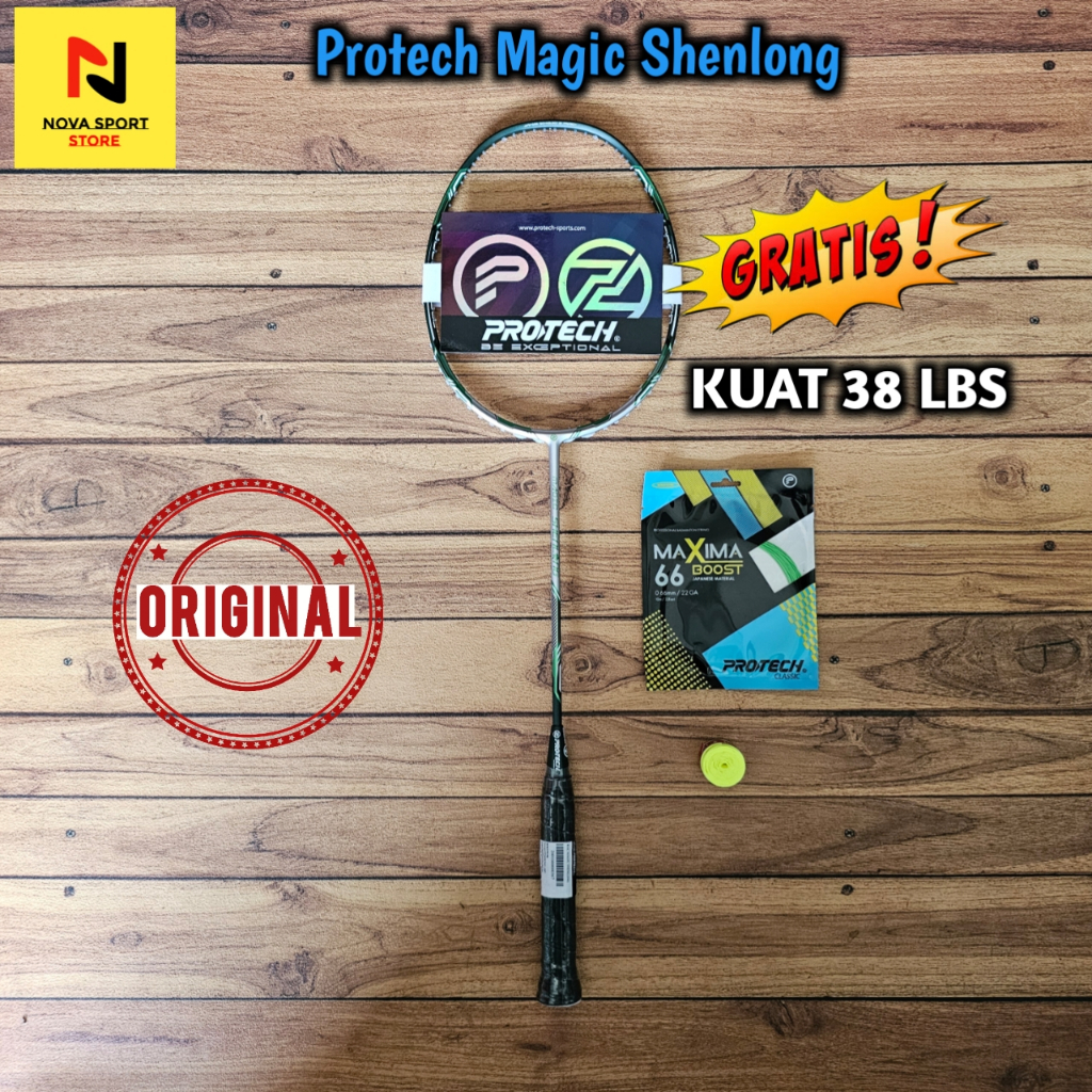 Jual Raket Badminton Protech Magic Shenlong | Shopee Indonesia