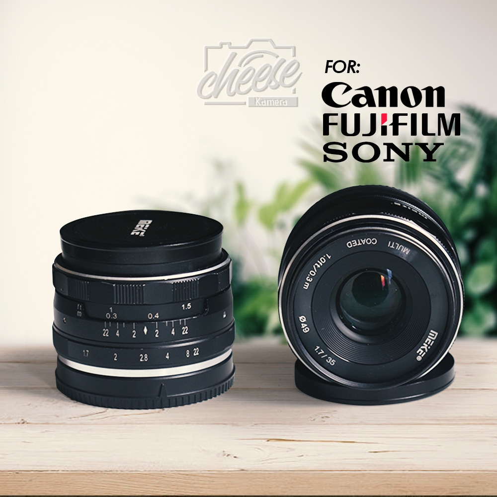 Jual LENSA FIX MEIKE 35MM F 1.7 FOR MIRRORLESS CANON SONY FUJIFILM ...