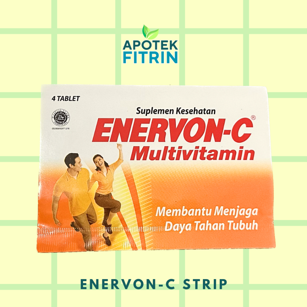 Jual ENERVON-C STRIP 4 TABLET | Shopee Indonesia