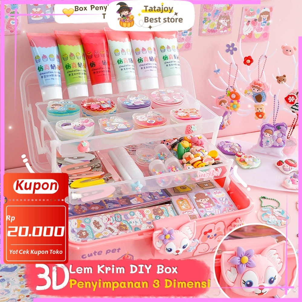 Jual DUDU Gooka Set DIY Gantungan Kunci Akrilik Guka Set Kartu Stiker ...