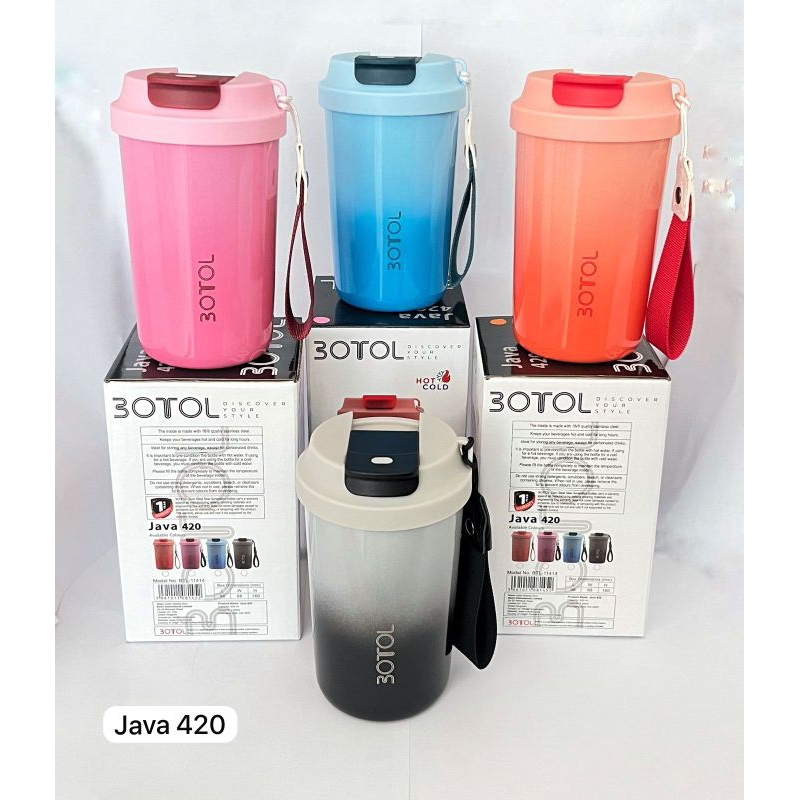 Jual New Tumbler Mug Coffe Dubblin/3OTOL Java 520ml dan 420ml Stainless ...