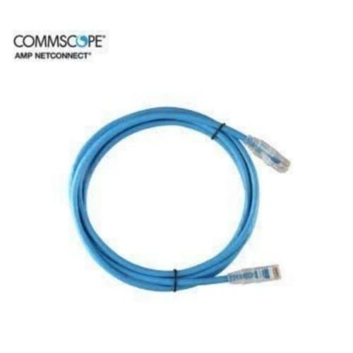 Jual Kabel Patch Cord AMP Commscope Cat 6 10 Feet 3M Warna Blue ...