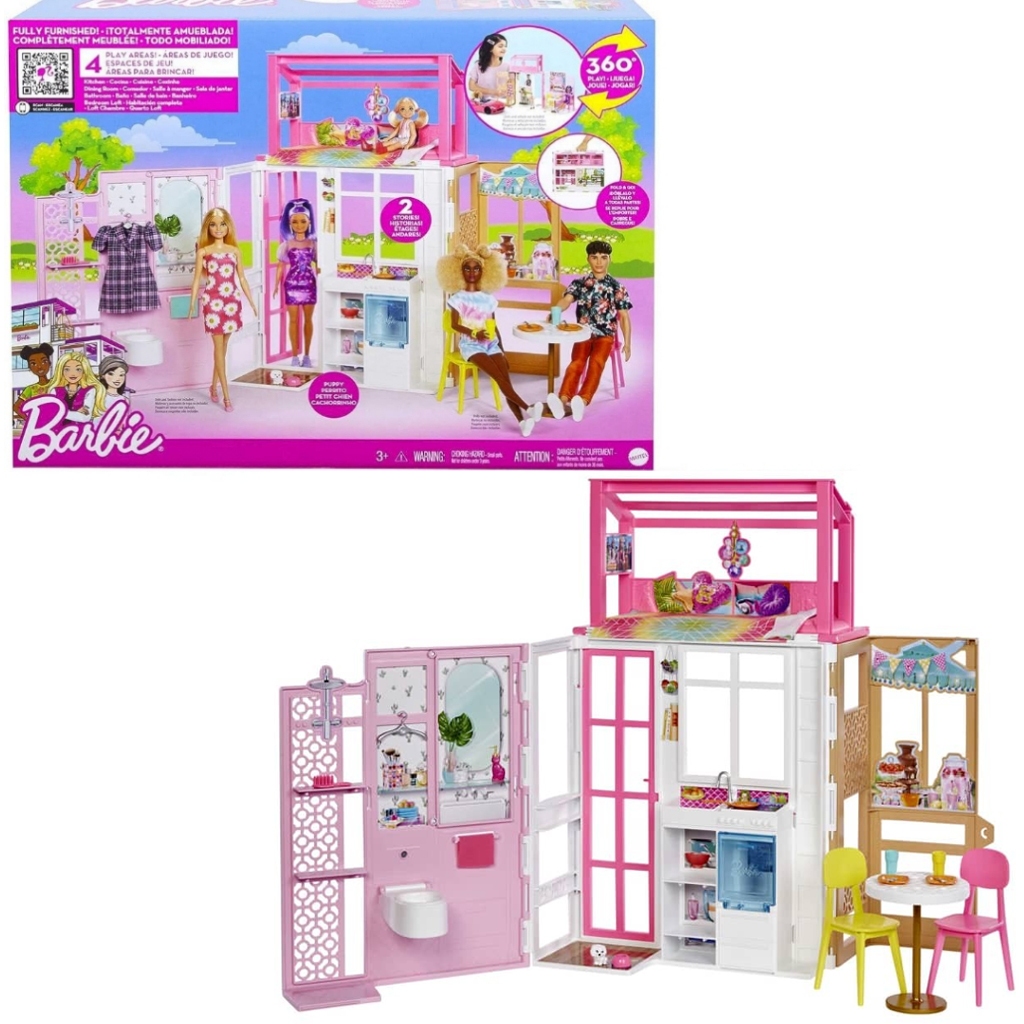 Jual BARBIE Fully Furnished Rumah Barbie Kitchen Bedroom ORIGINAL ...