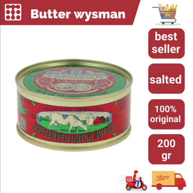 Jual Wijsman Butter Premium Kaleng 200gr / butter premium wijsman ...