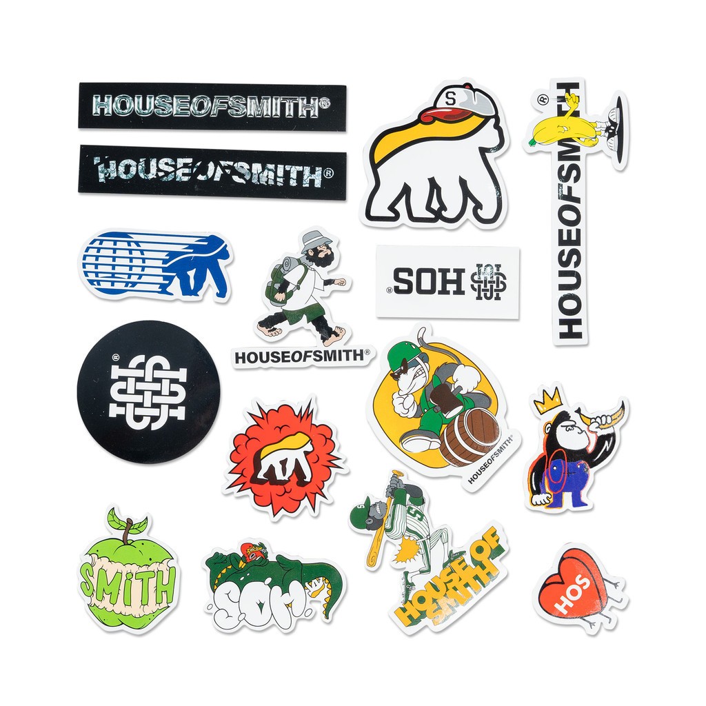 Jual House of Smith PKU Sticker - New Smith Sticker Pack #2 (1 Pack ...