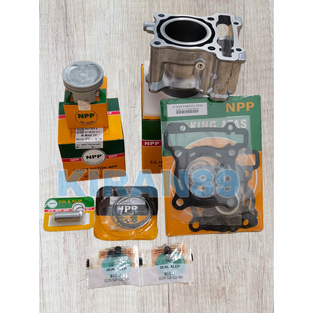 Jual Blok Seher Boring Silinder + Piston Kit Nmax Old N Max Aerox 155 ...
