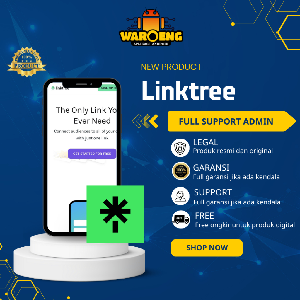 Jual Linktree Premium 1 Tahun Full Garansi (Proses Tercepat Buka 24 Jam) | Shopee Indonesia
