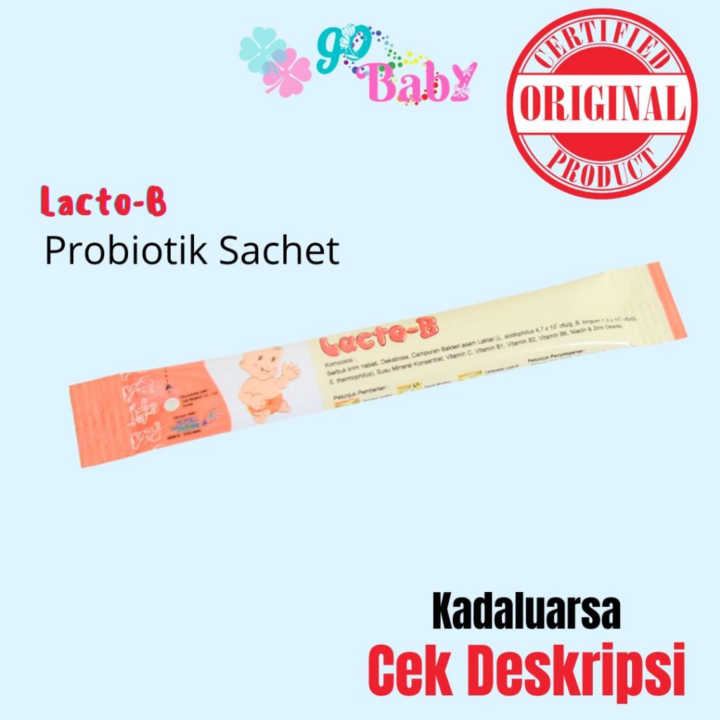 Jual LACTO B SACHET - VITAMIN PROBIOTIK - HARGA PER SACHET | Shopee ...