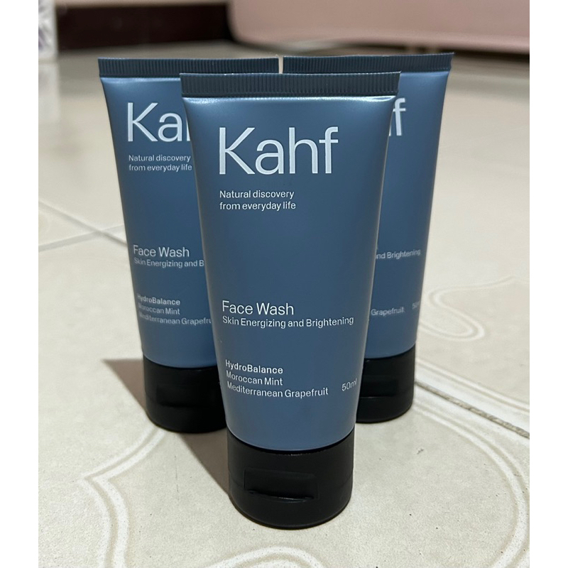 Jual Kahf Facial Wash Skin Energizing and Brightening 50ml | Shopee ...