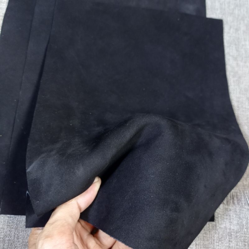 Jual Bahan Kulit Sapi Lembaran Lembut Nubuck Leather Sheet Softy ...