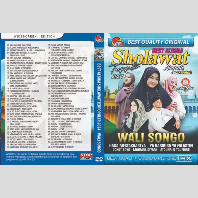 Jual Kaset Mp5 Video Lagu Best Album Sholawat Terpopuler 2024 - Wali Songo | Shopee Indonesia