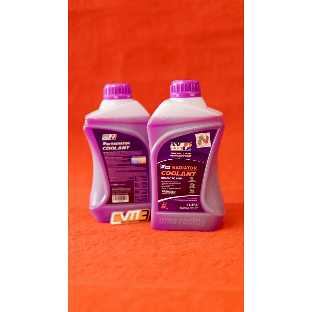 Jual UMA RACING Ready To Use Coolant Ungu Air Radiator Anti Rust 1L ...