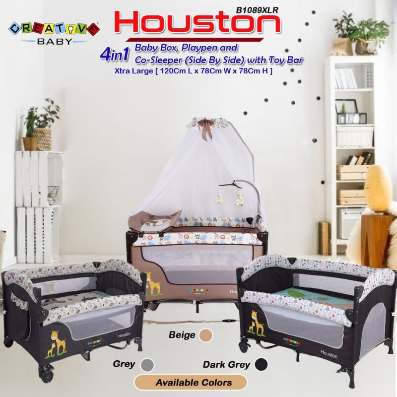 Jual CREATIVE Baby Box bayi 4in1 with toy Bar seri HOUSTON B1089XLR ...