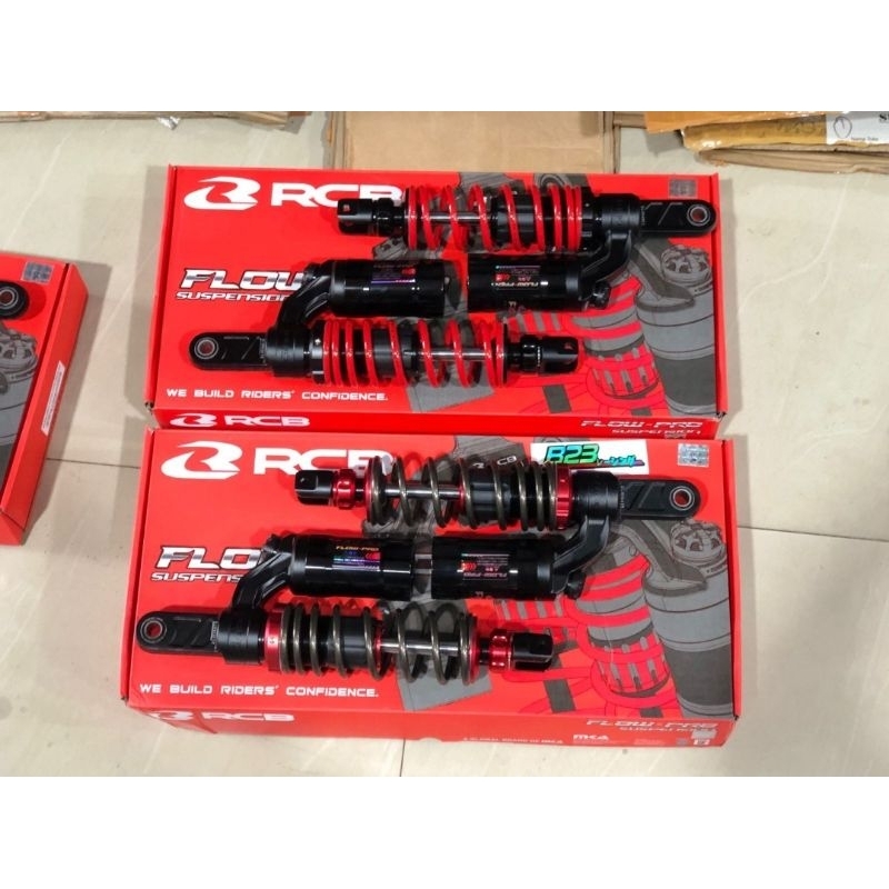 Jual shock rcb flow pro nmax old 330mm double klik kompresi ribon ...