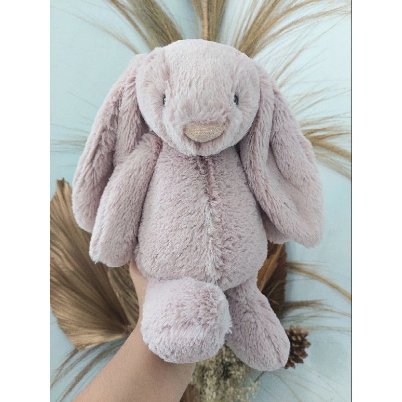 Jual Jellycat Bashful Luxe Bunny Rosa Medium | Shopee Indonesia