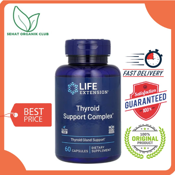 Jual Life Extension Thyroid Support Complex 60 Capsules | Shopee Indonesia