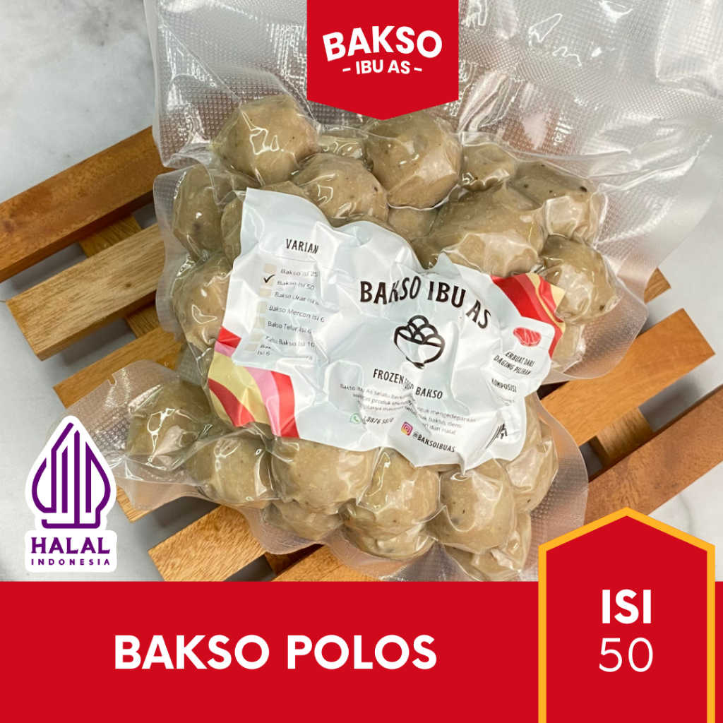 Jual Bakso Sapi Premium Ibu As Isi 50 Sehat & Nikmat Frozen Food ...
