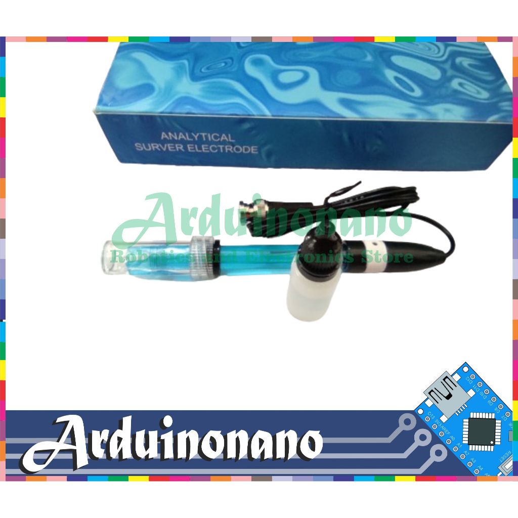 Jual SENSOR PH METER WITH PROBE ELECTRODE FOR ARDUINO | Shopee Indonesia