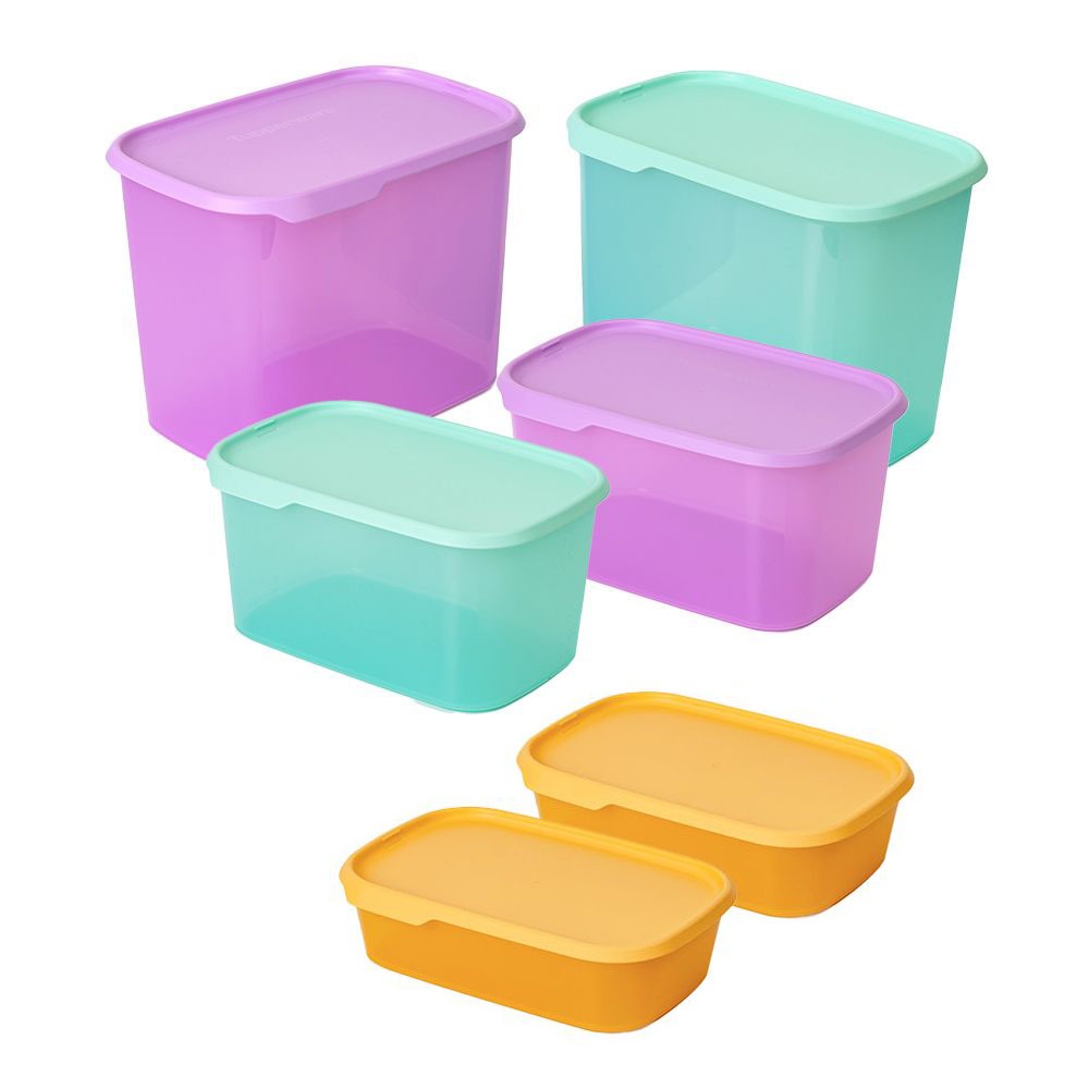 Jual Tupperware One Touch Fresh Rectangular 6pcs | Shopee Indonesia