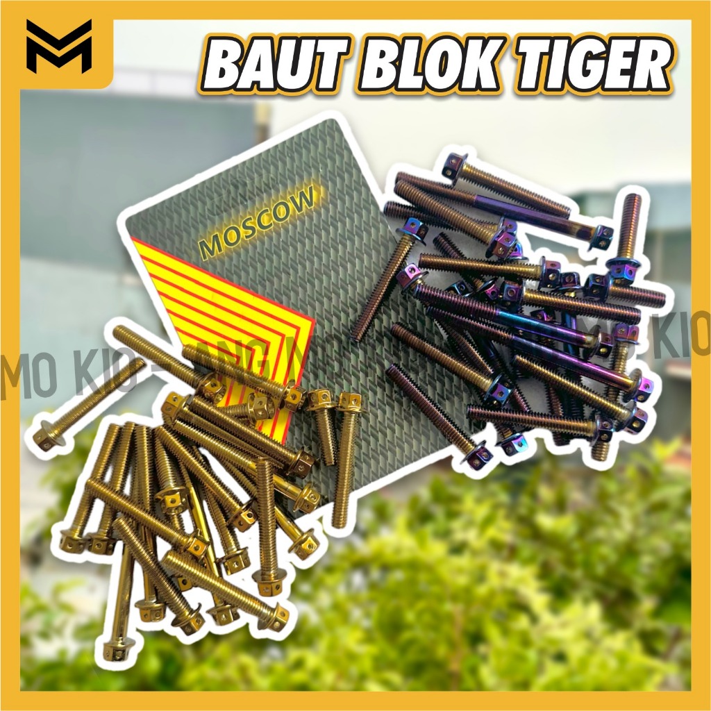 Jual Set Baut Blok Kalter Mesin Tiger Gold 2tone Probolt Stainless NON ...