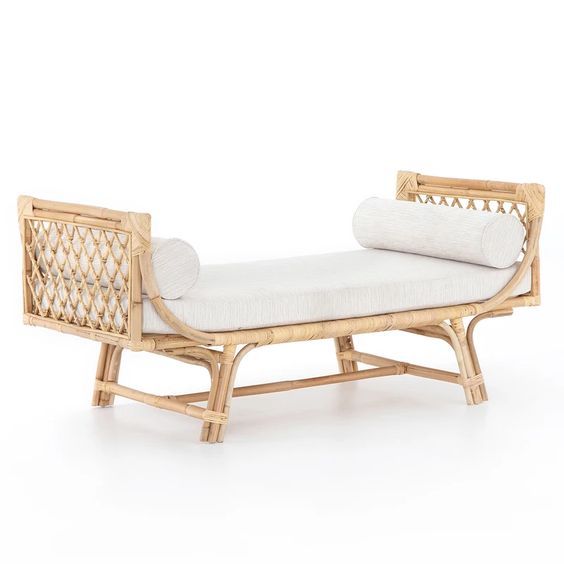 Jual [ SIPALING MINIMALIST ] Sofa Rotan Abaca Bench Minimalis / Sofa ...