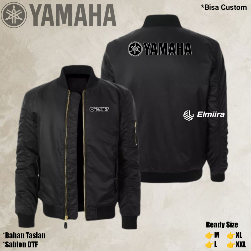 Jual Jaket Yamaha Bomber | Shopee Indonesia