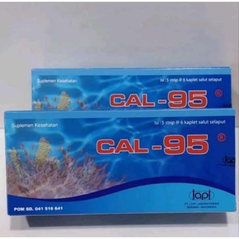 Jual Cal 95 box isi 30 tablet | Shopee Indonesia