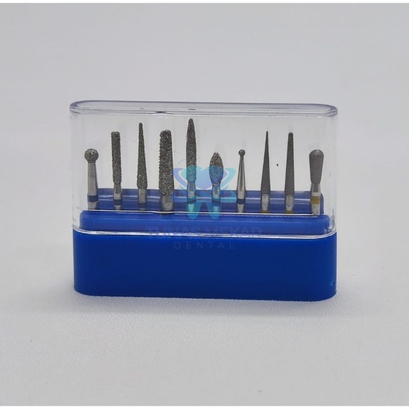 Jual Dental Bur apreparasi Veener Crown Bridge Onlay Diamond Cavitas ...