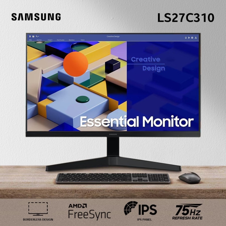 Jual Monitor 27 Inch Samsung 27C310 / S31C FullHD IPS 75Hz HDMI VGA ...