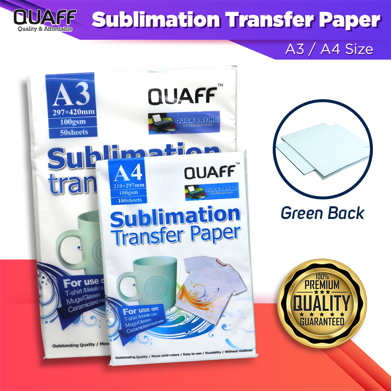 Jual Kertas Sublimasi QUAFF 100gsm - Kertas Sublimasi Cepat Kering ...