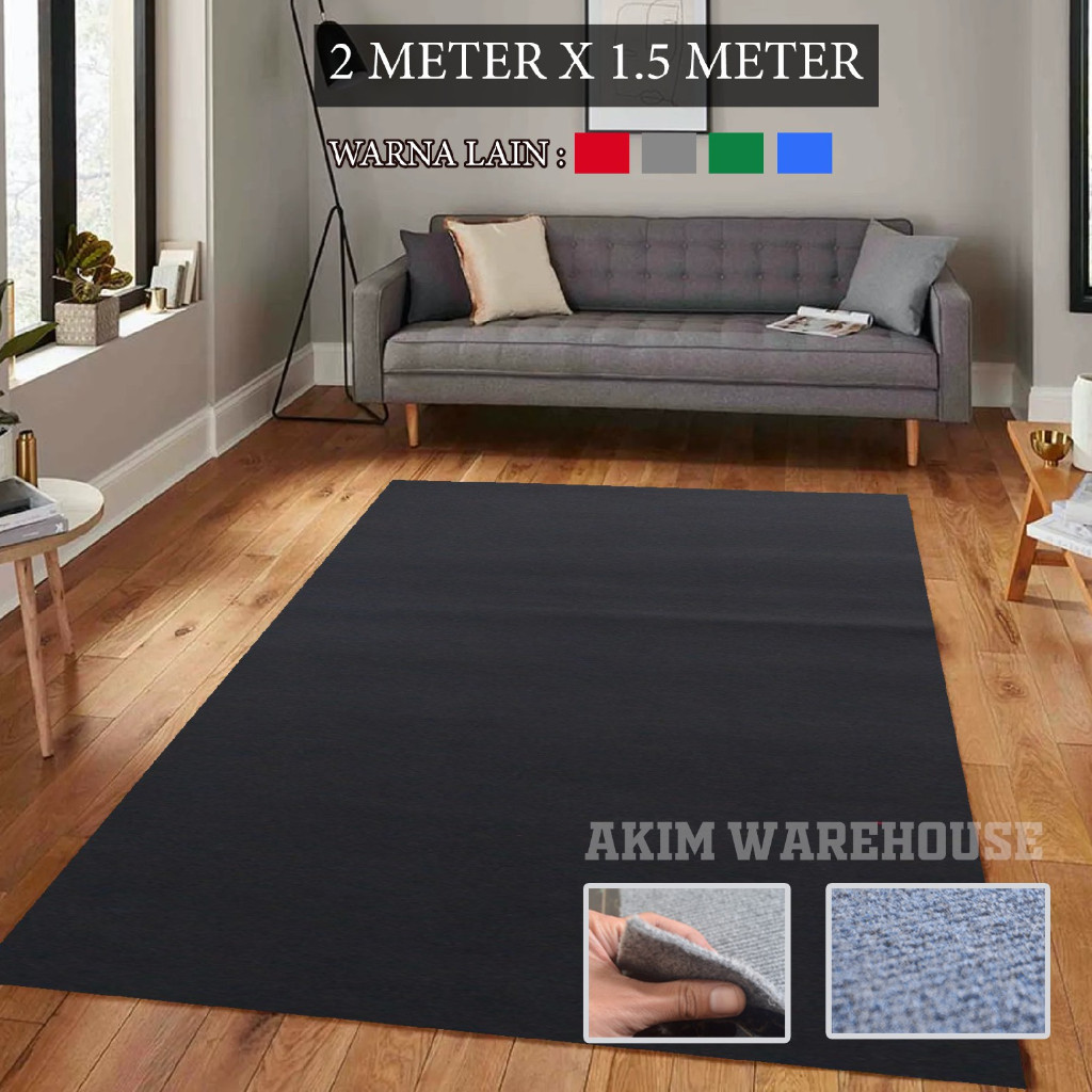 Jual Karpet Bludru Polos Salur 200 X 150 cm Alas Duduk Kamar, Karpet ...