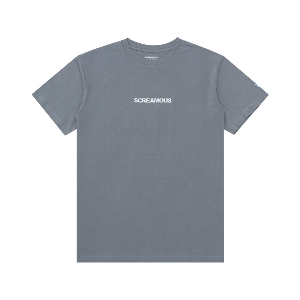 Jual Screamous Kaos T-Shirt LEGEND TINY ON WHITE ULTIMATE GREY | Shopee ...