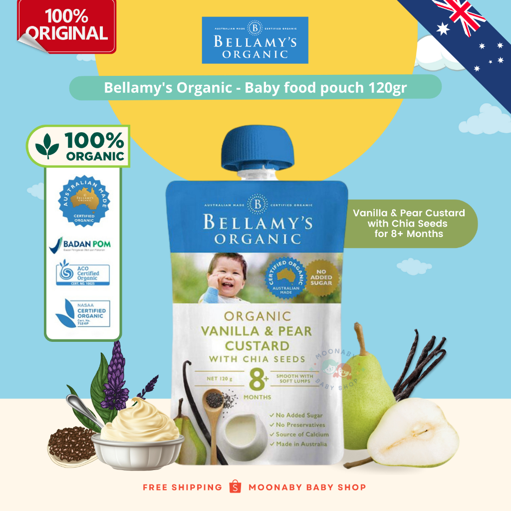 Jual Bellamy's Organic - Bubur organik bayi baby food 6+ months rasa ...