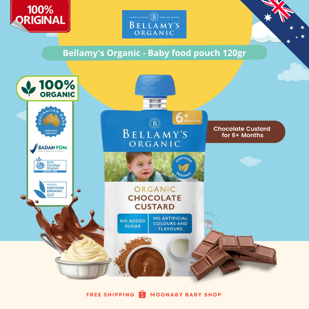 Jual Bellamy's Organic - Bubur organik bayi baby food 6+ months rasa ...