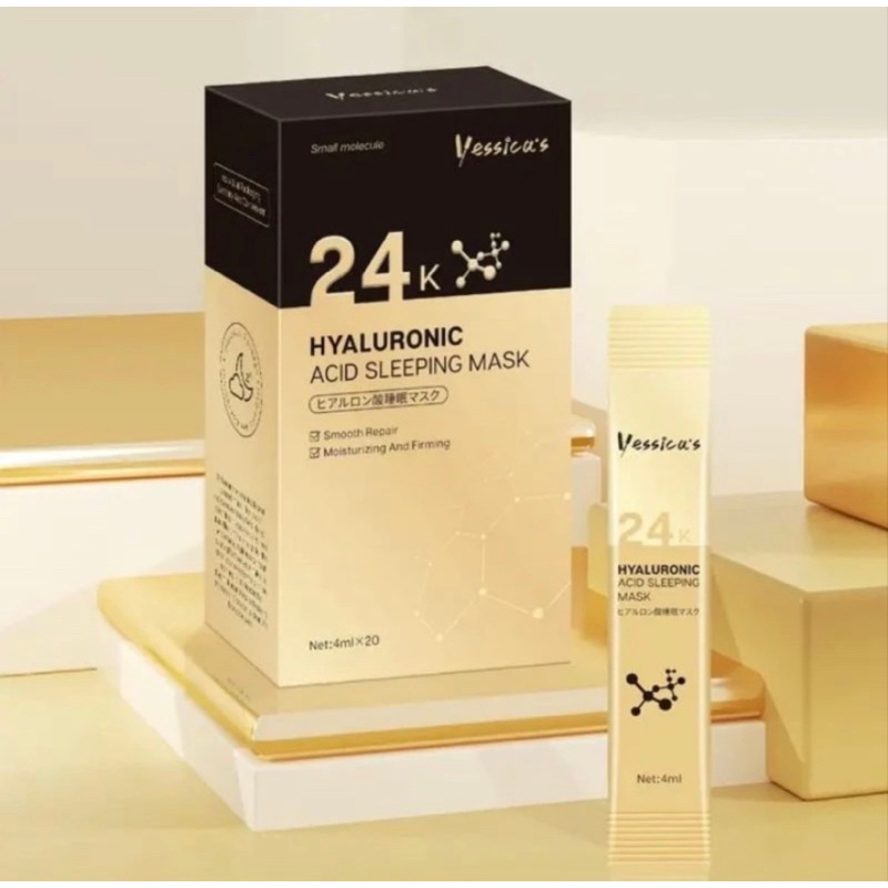 Jual Yessica's 24k Hyaluronic Acid Sleeping Mask (Moisturizing ...