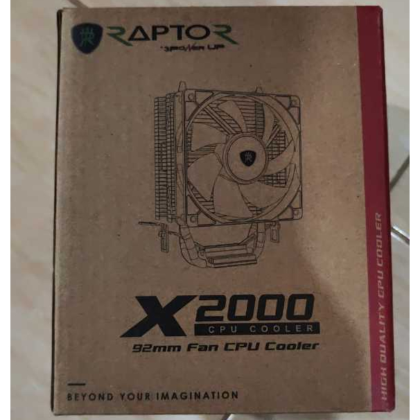 Jual CPU Cooler / Cooling Fan Processor Raptor Auto RGB X2000 (Intel ...