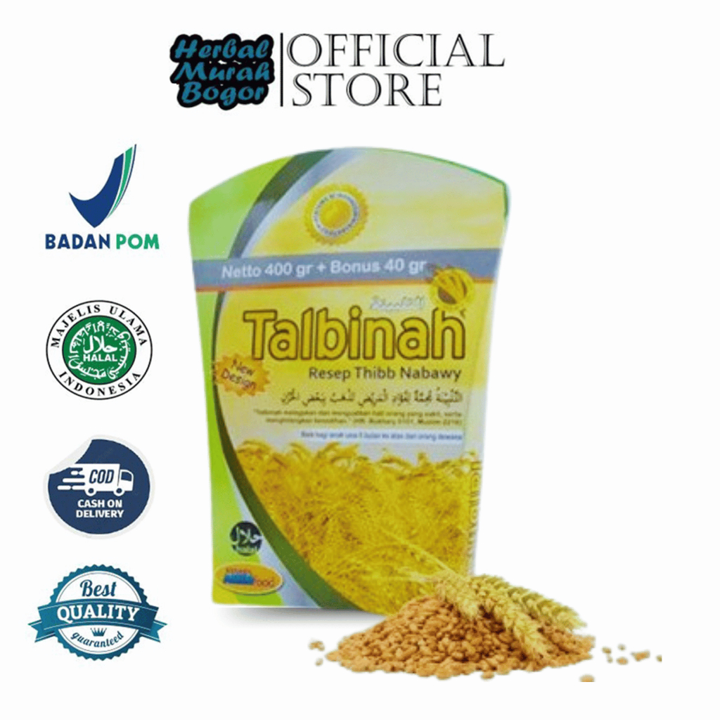 Jual Talbinah Resep Thibb Nabawy 400+40 gram Tepung Gandum Talbinah ...