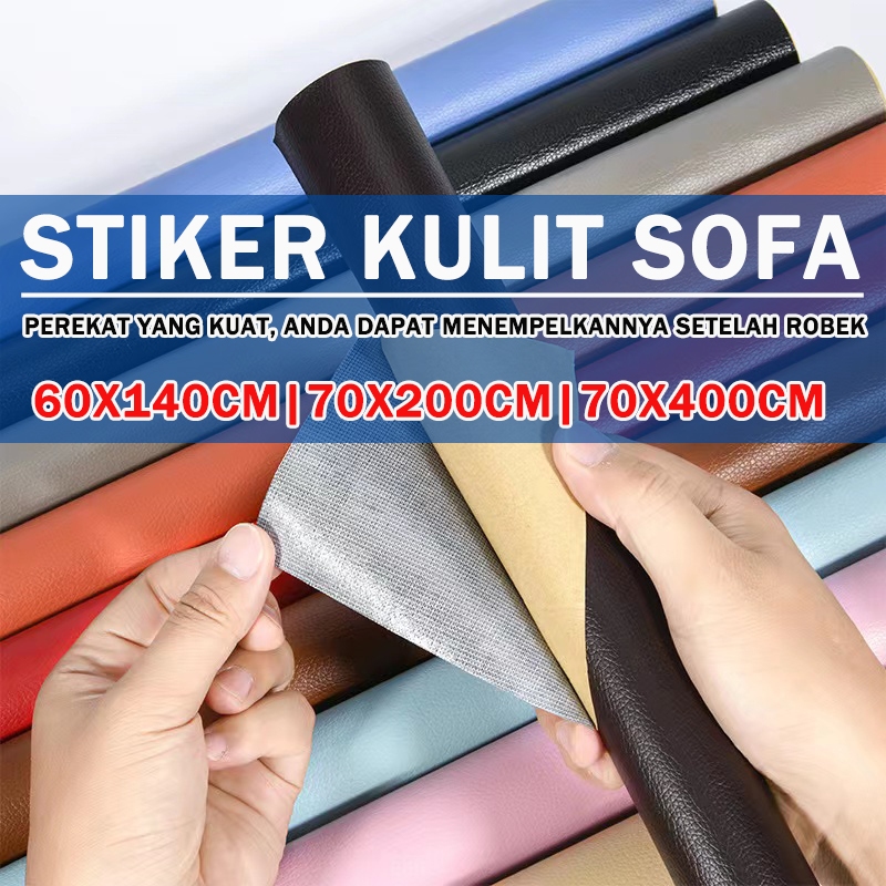 Jual 200cm*70cm COD Lem impor yang kuat Sticker Kulit Sofa Leather ...