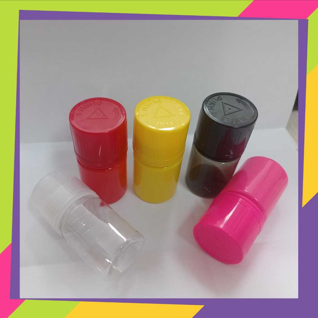 Jual 60ml PET Botol Flat kosong Warna Warni | Shopee Indonesia