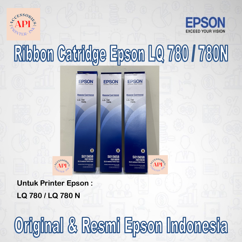 Jual Epson Ribbon Catridge Printer LQ780 LQ 780 N Ribbon Cartidge Epson ...