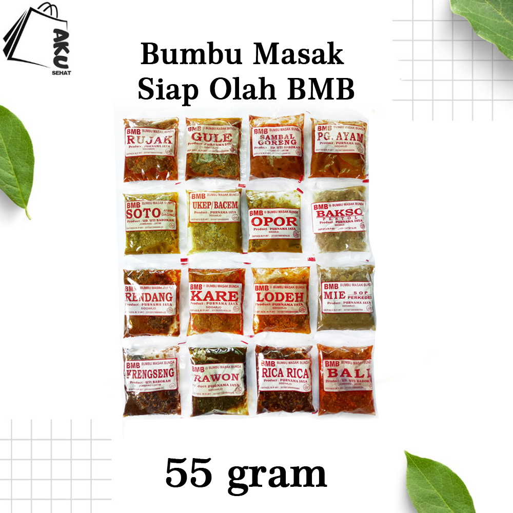 Jual Bumbu Masak Instan BMB Bunda / Siap Pakai / Kare / Rendang / Lodeh ...