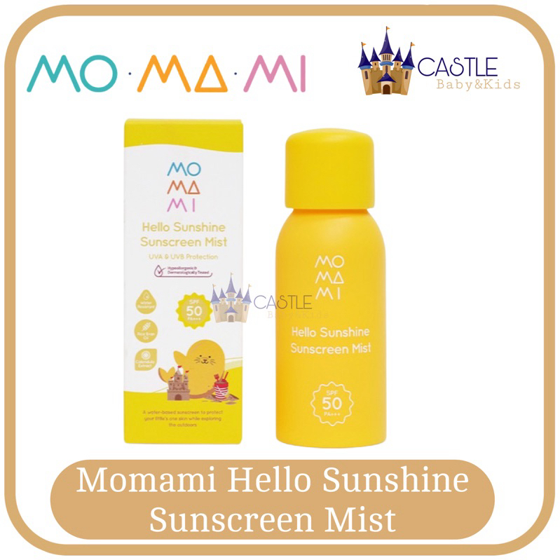 Jual Momami Hello Sunshine Sunscreen Mist 80ml / SunBlock Anak | Shopee ...