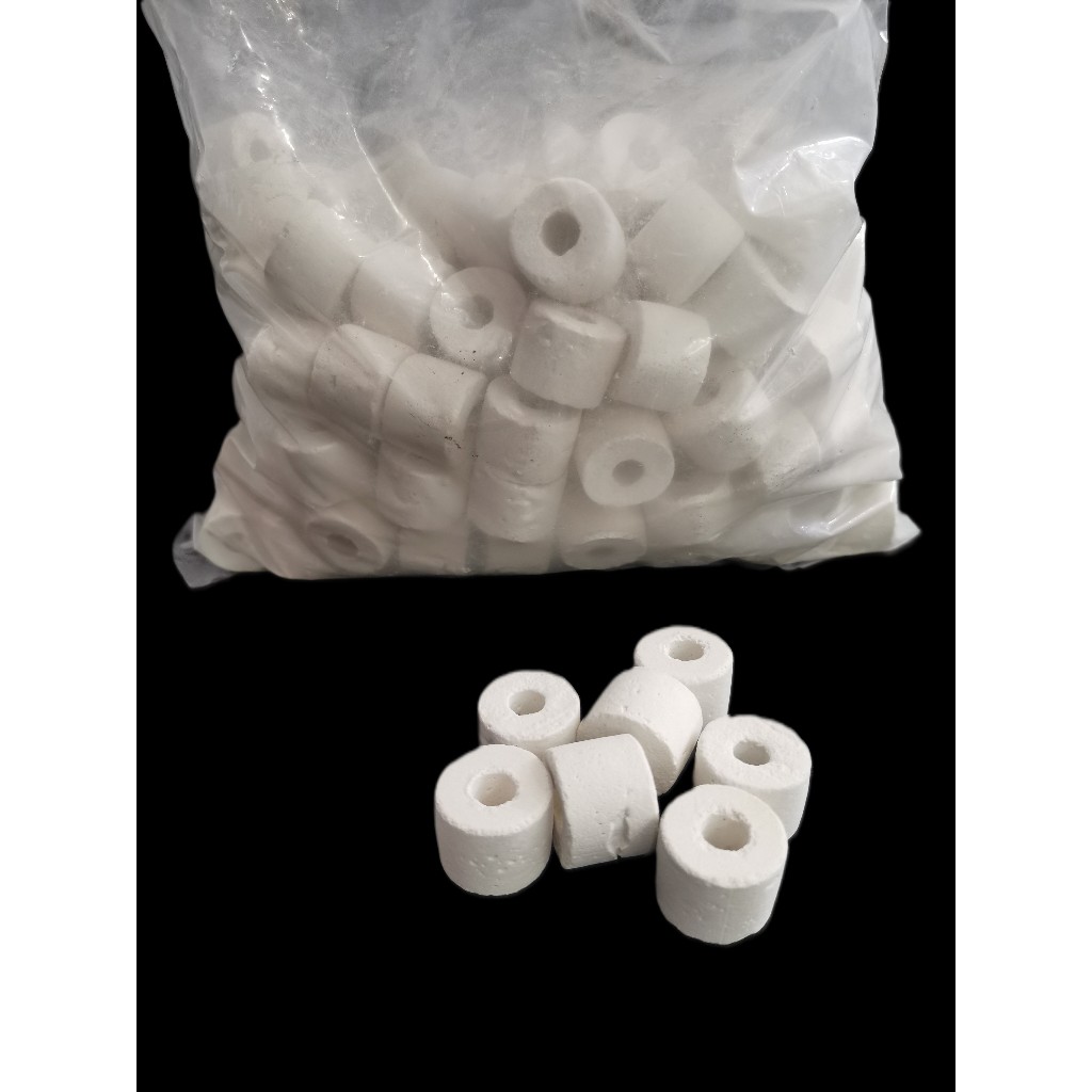 Jual BIORING BIO RING 1 KG KERAMIK RING / RUMAH BAKTERI FILTER AQUARIUM ...