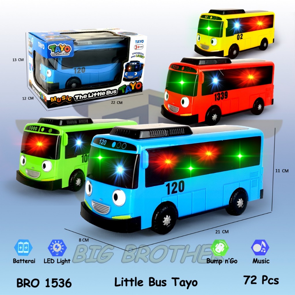 Jual MAINAN BUS TAYO BERNYANYI BUS TAYO LAMPU MUSIK HEY TAYO | Shopee Indonesia
