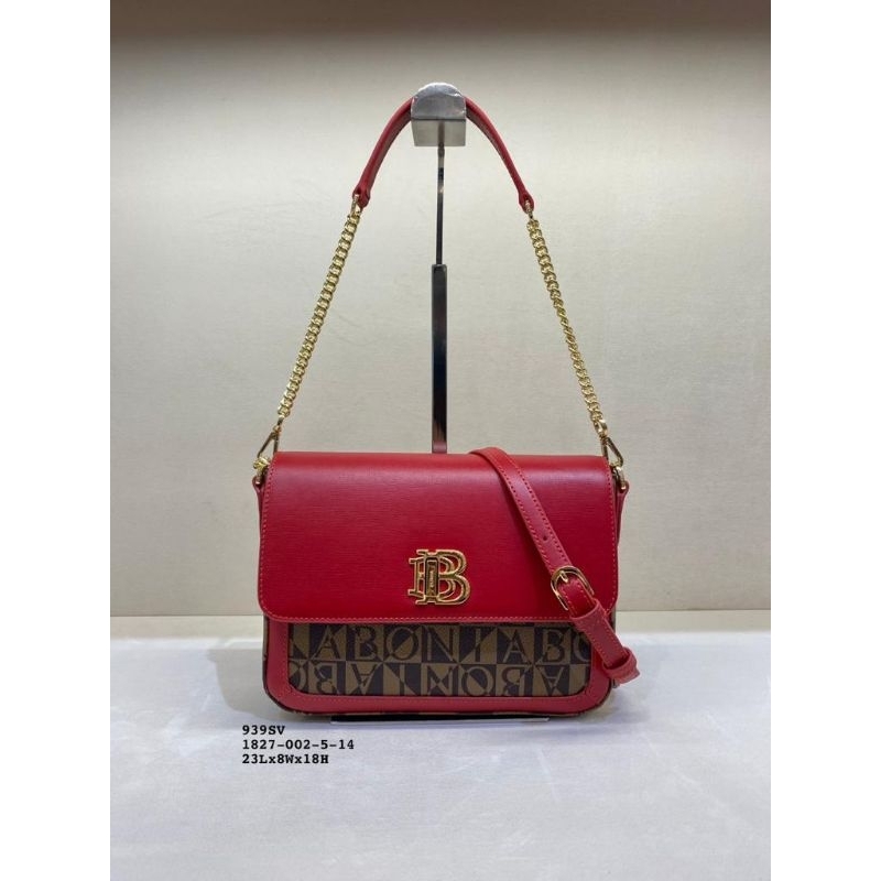 Jual tas bonia original sling shoulder bag merah monogram | Shopee ...