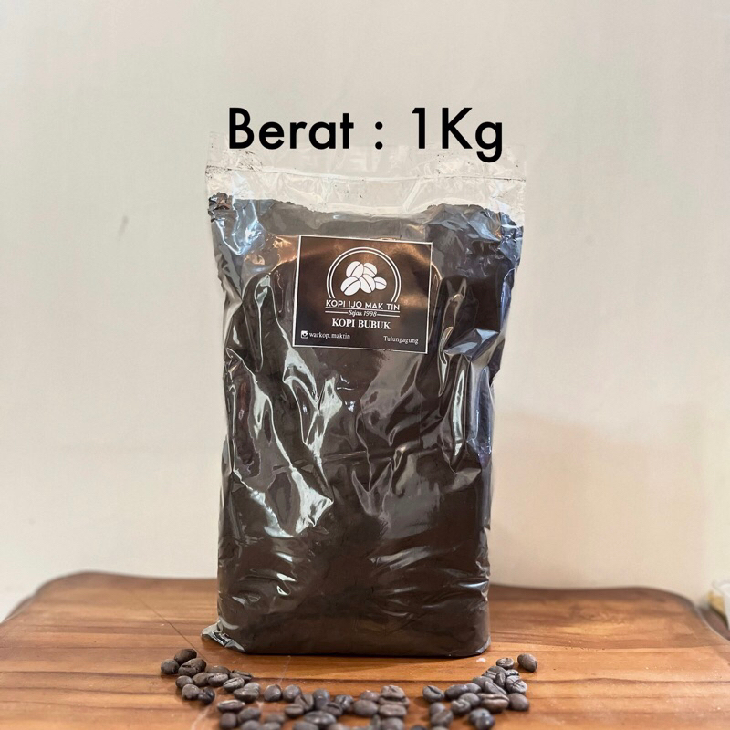 Jual Kopi Bubuk Ijo Kopi Cethe Mak Tin Khas Tulungagung 1Kg | Shopee ...