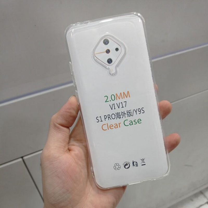 Jual VIVO S1 PRO / S1PRO CLEAR HD CASE 2.0MM (BENING TRANSPARAN) | Shopee Indonesia